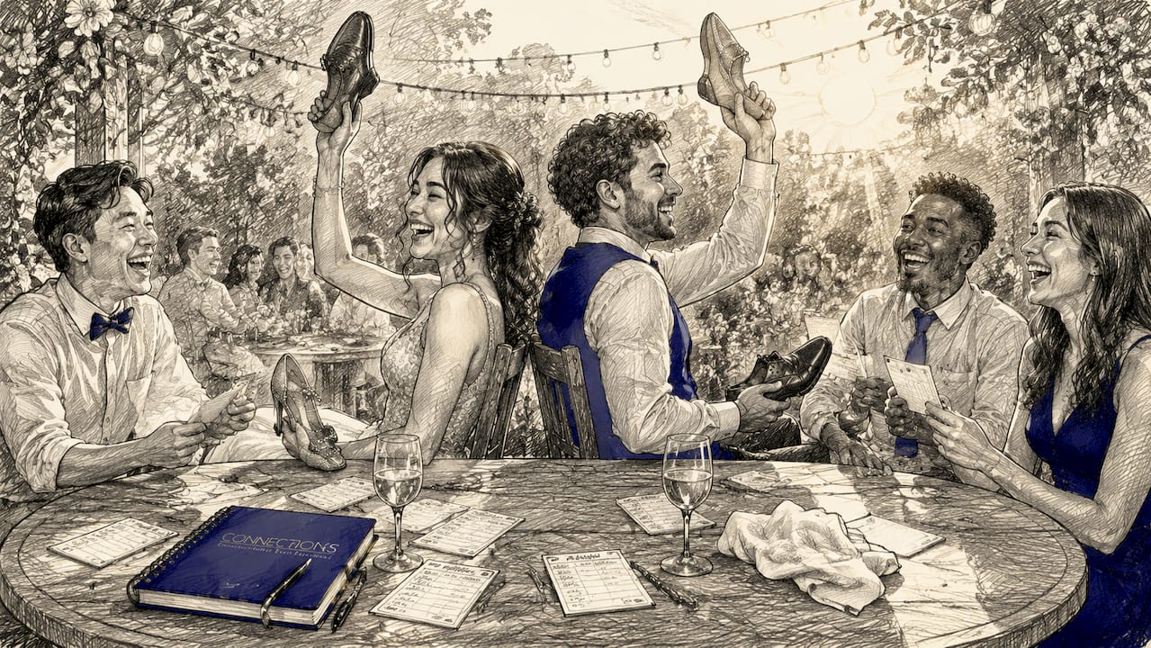 Evening wedding reception activities: your 2026 guide