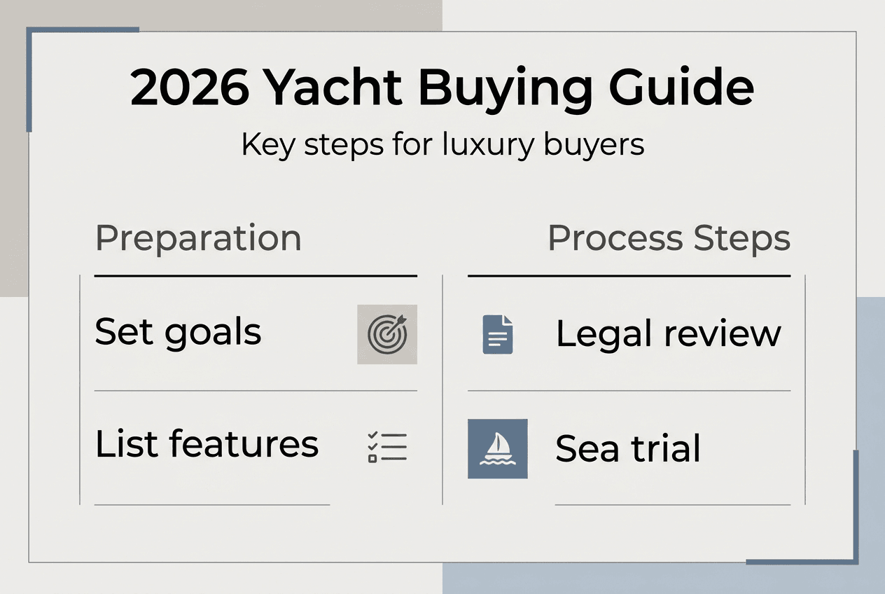 How to buy a yacht in 2026: luxury buyer's guide