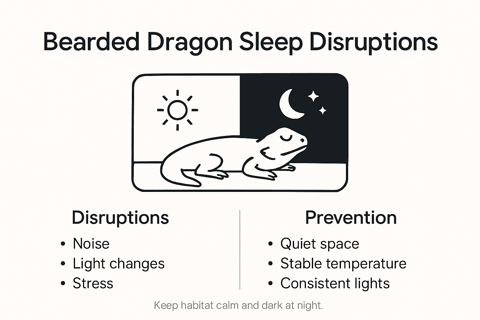 Bearded Dragon Sleep Patterns – Ensuring Restful Nights