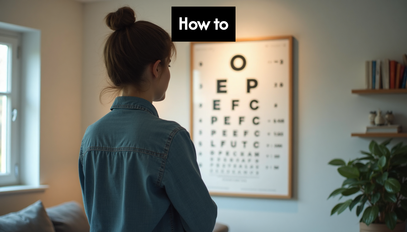 How to Test Vision at Home Safely in 2025