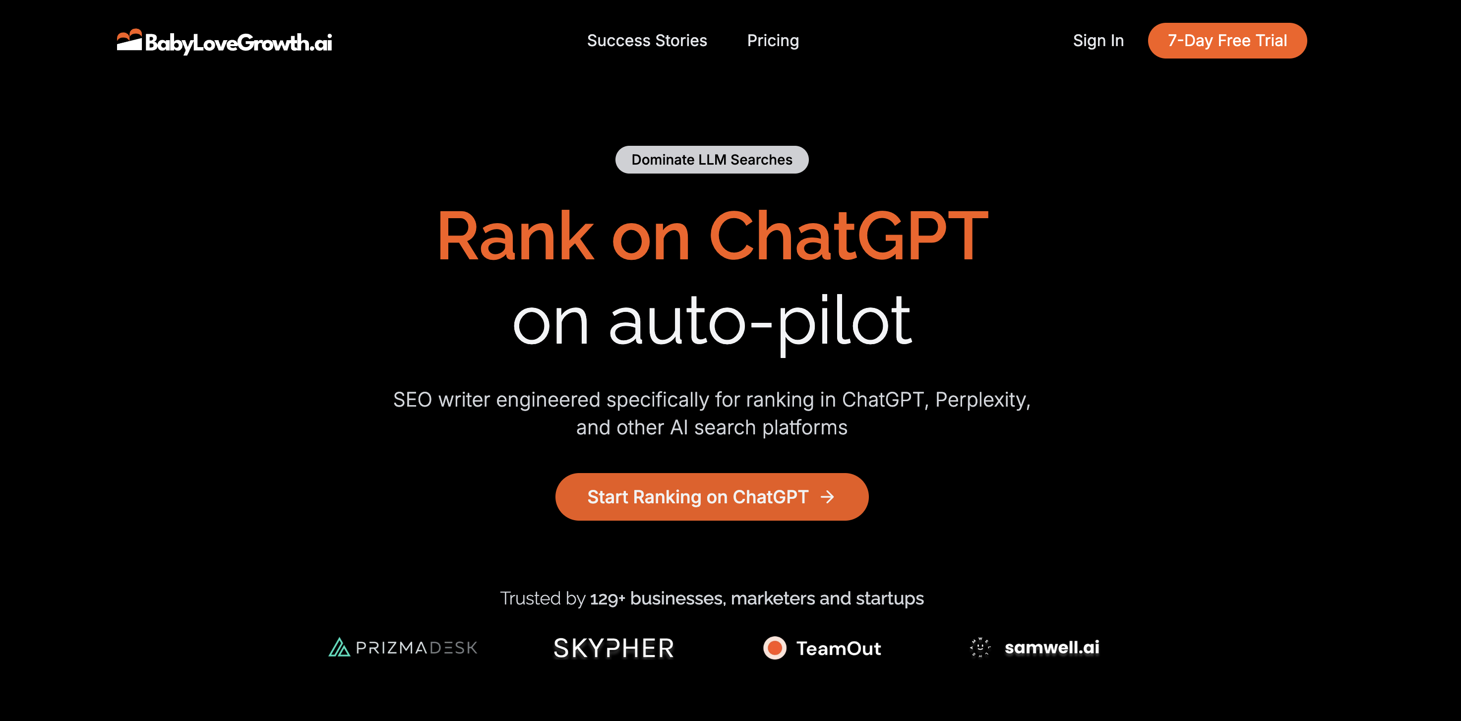 BabyLoveGrowth | Rank on ChatGPT & Perplexity