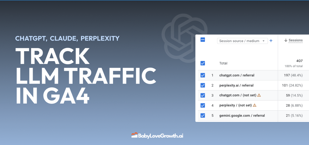 Track LLM Traffic in Google Analytics 4 (GA4)